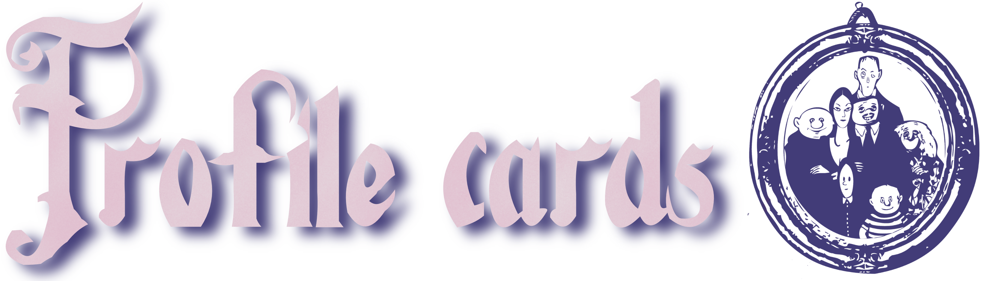 Addams Family Profile Cards